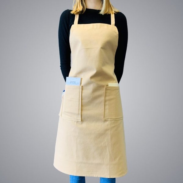 Friends ** Full Body Apron Beige, 3 Pockets – CHEF's DEPOT