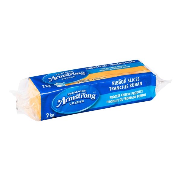 Armstrong ** Process Ribbon Slices Cheese, 2Kg – CHEF's DEPOT
