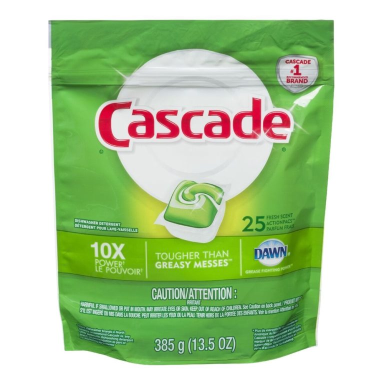 Cascade ** Dish Wash Detergent, 25ct – CHEF's DEPOT