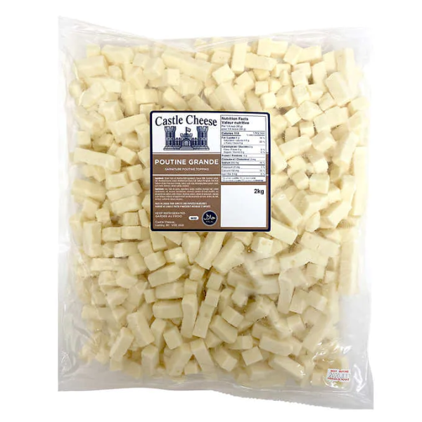 Castle Cheese ** Poutine (Halal), 2kg – CHEF's DEPOT