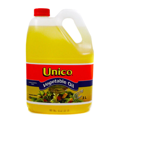 Unico ** Vegetable Oil, 3L Bottle – CHEF's DEPOT