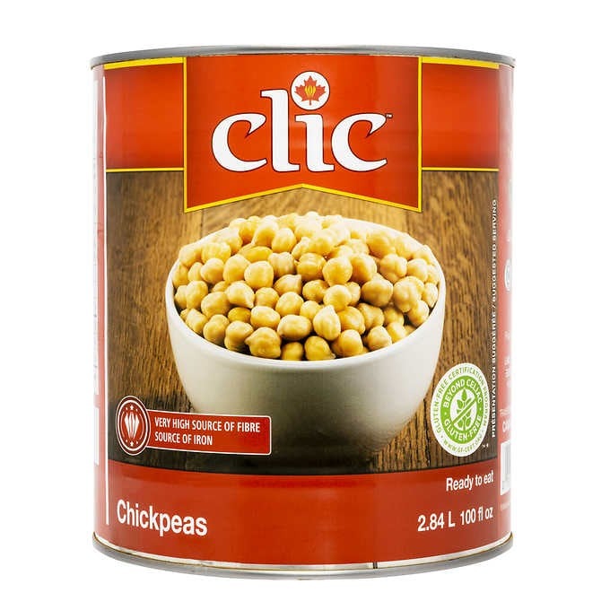 Clic ** Chick Peas, 2.84L – CHEF's DEPOT