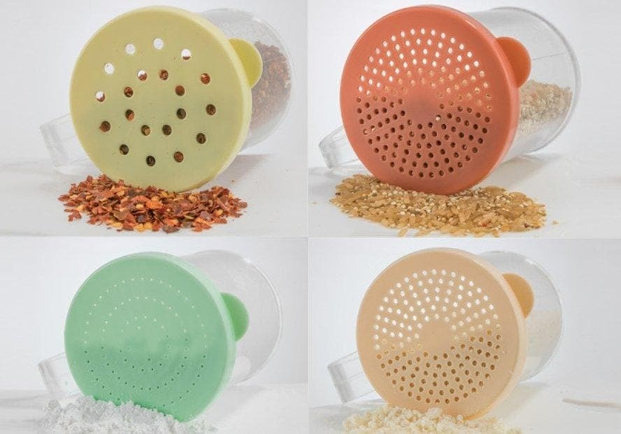 Winco ** Plastic Dredge Set 10 oz With 4 Coloured Lids – CHEF's DEPOT