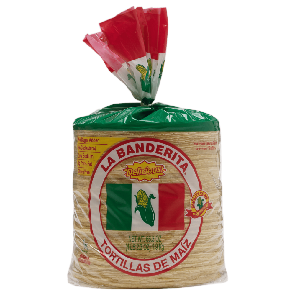 La Banderita ** Yellow Corn Tortillas 6″ BAG, 160pc/bag – CHEF's DEPOT