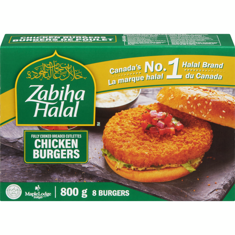 Zabiha Halal ** Chicken Burger 800g – CHEF's DEPOT