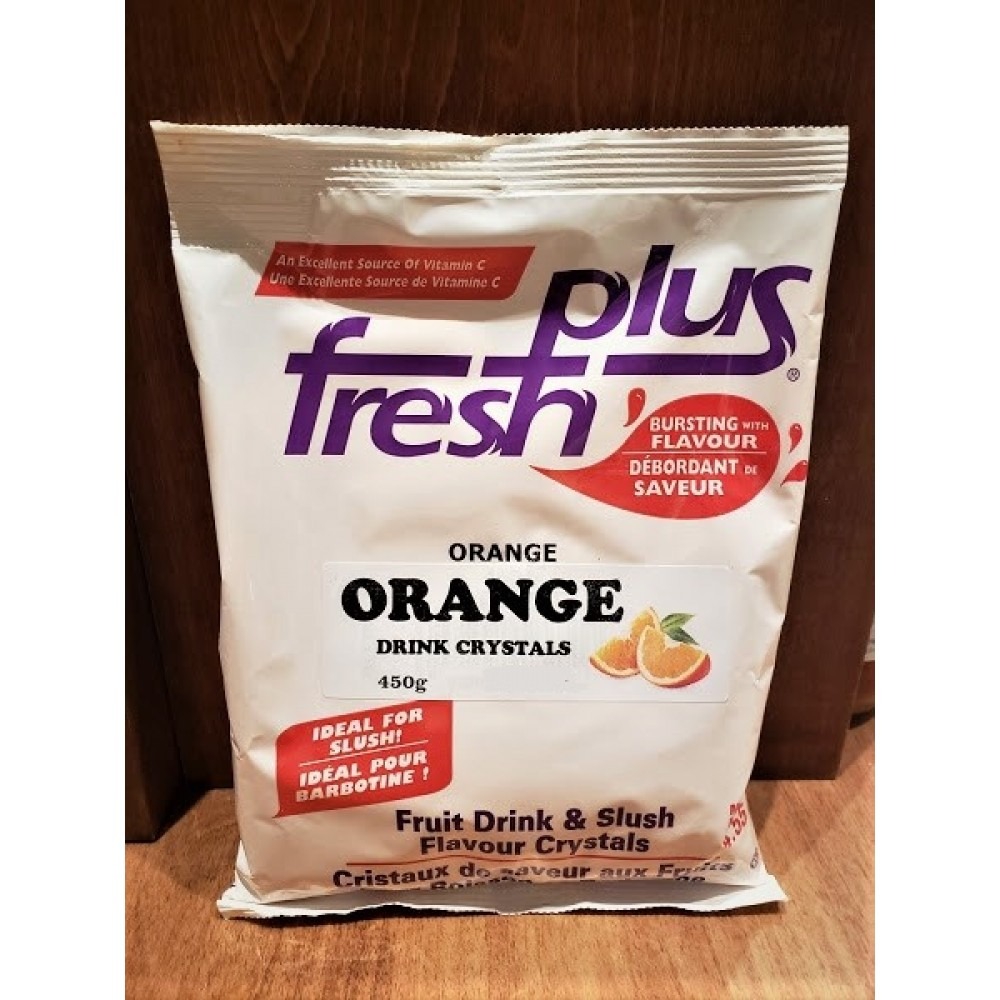 Fresh Plus ** Orange Drink Crystals, 450g – CHEF's DEPOT