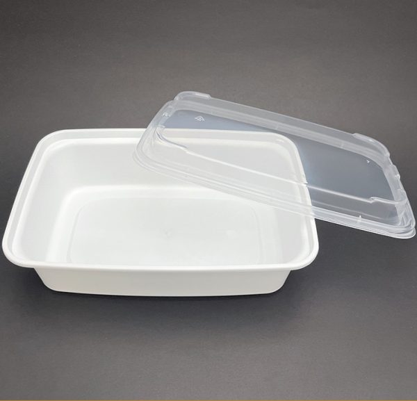 PCM ** 24oz Rectangular Microwavable Container Combo (T-24), 150 Sets ...